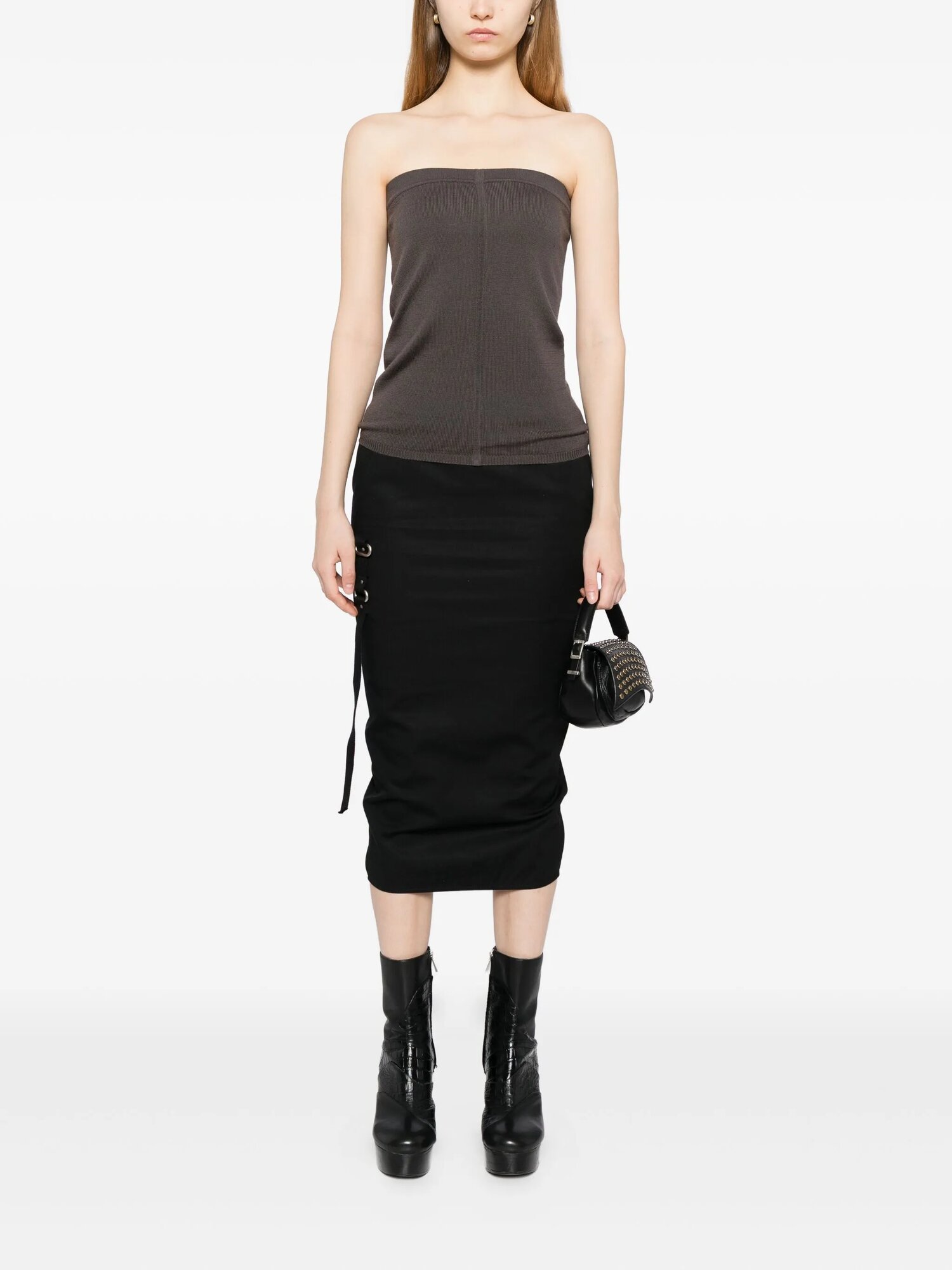 Топ Rick Owens Concordians Runway, размер 36, brown — фото 1