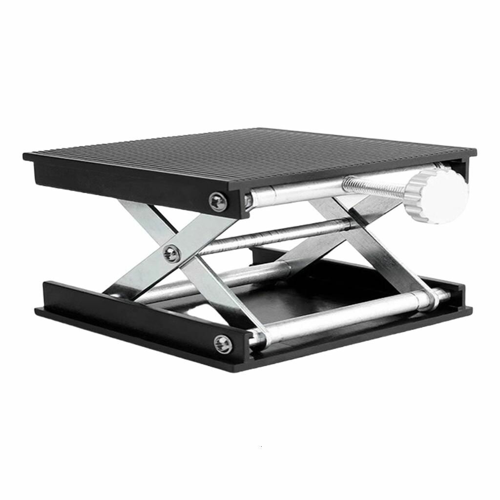 Подъемный стол 90x90мм для фрезера и гравировки, полупластиковый