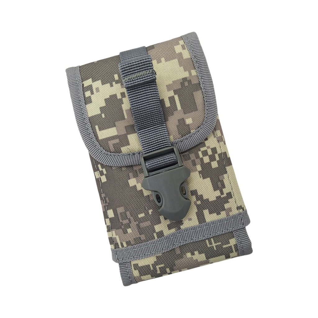 Уличные камуфляжные тактические аксессуары нейлоновая водонепроницаемая и износостойкая пряжка-раскладушка для мобильного телефона, поясная сумка, подвесная сумка-камуфляж A