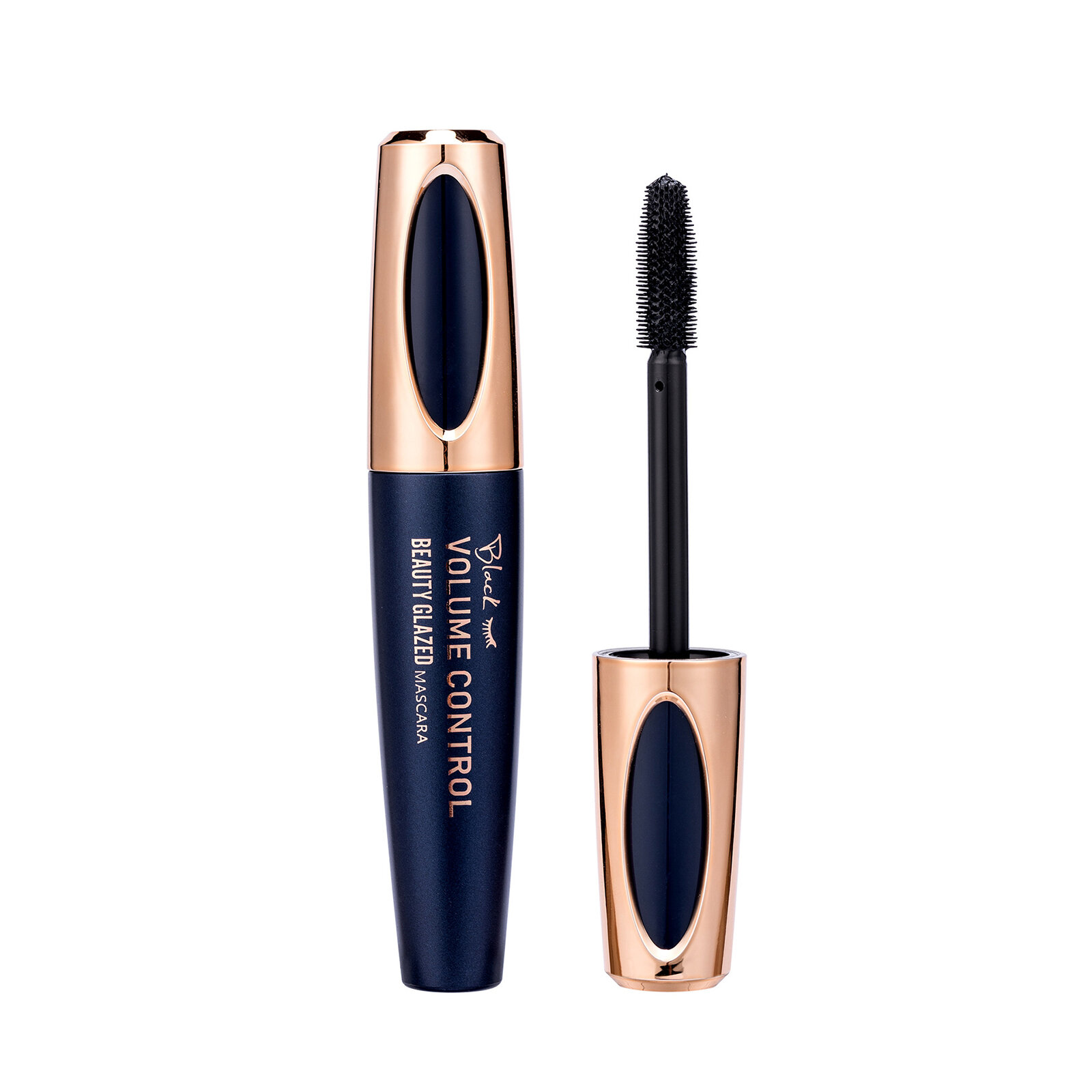 BEAUTY GLAZED Тушь для ресниц объемная водостойкая с силиконовым кистью 4D, Цвет: Золотой и Черный, Объем: 1.1г, Размер упаковки: 120 x 30 x 25мм, В комплект входят: 1 x Тушь для ресниц