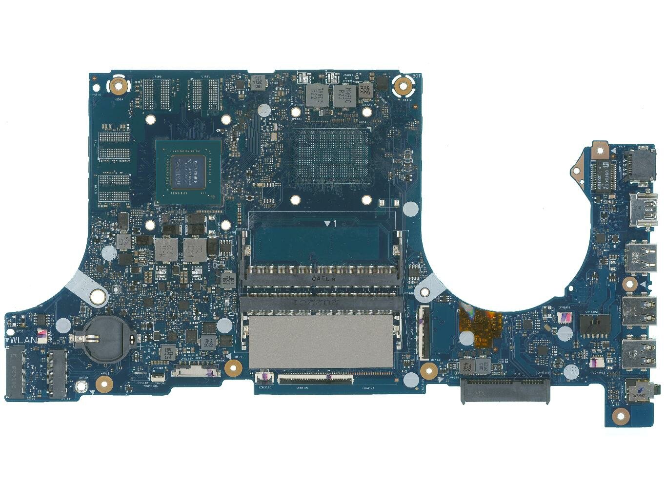 Материнская плата ASUS FX705DT донор N18P-G0-MP-A1