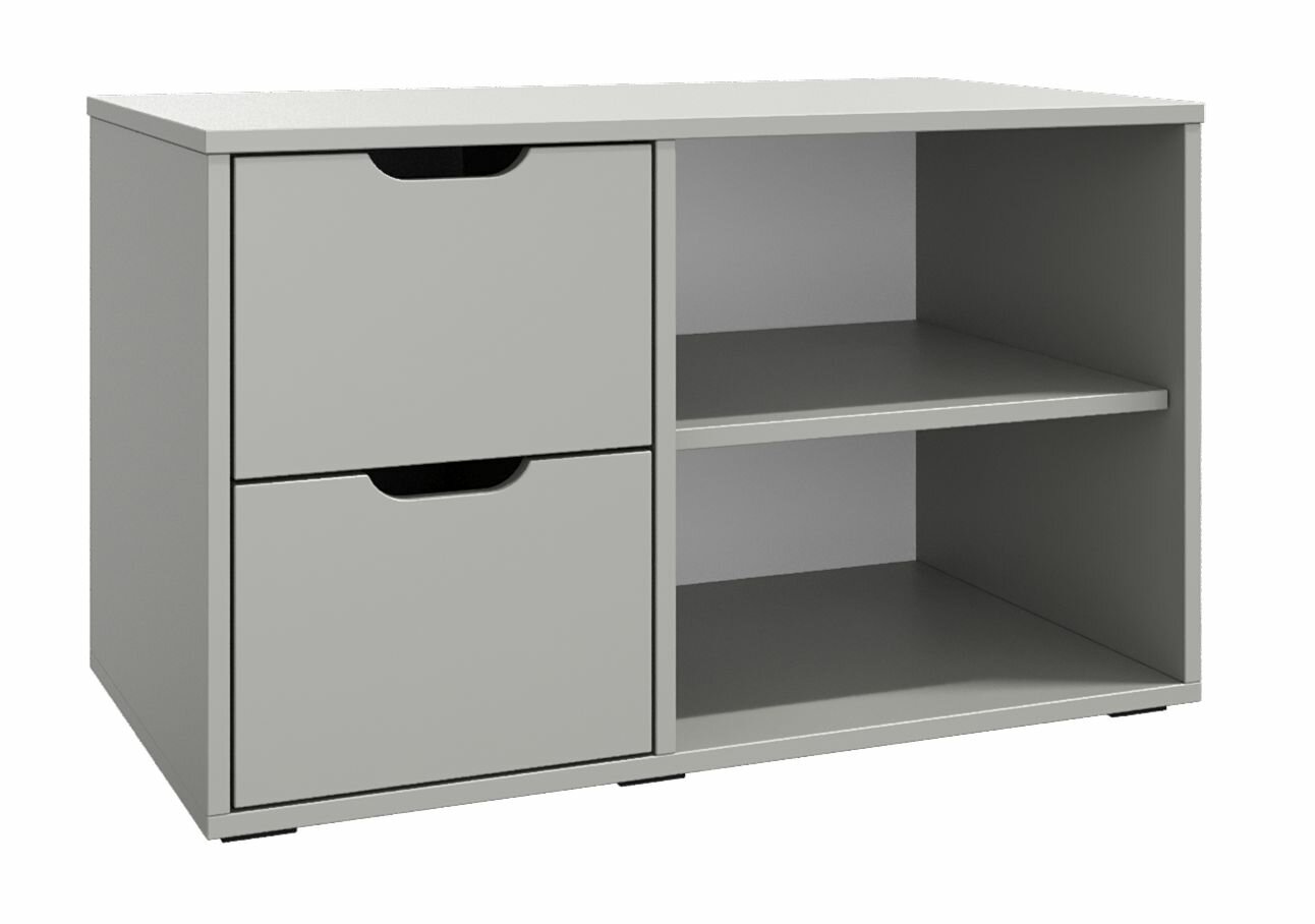 Тумба обувница, тумба, Невада, серая