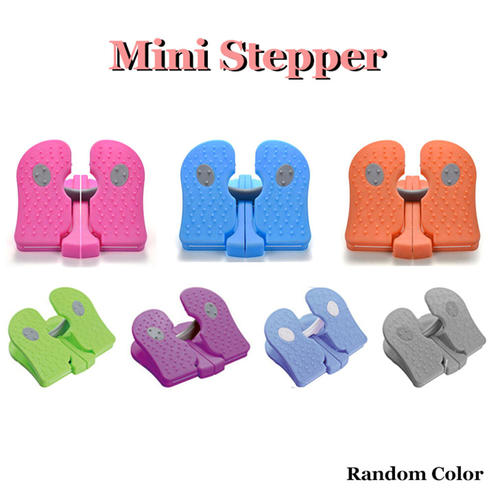 Мини педальный тренажер портативный под ноги для стола велосипед ручной и ножный педлер многофункциональный фитнес машина для похудения, материал нейлон, цвет 7 цветов случайный, размер 23.5*21.2*11.5 см / 9.3*8.3*4.5 дюйм, в комплект входят 1 степпер