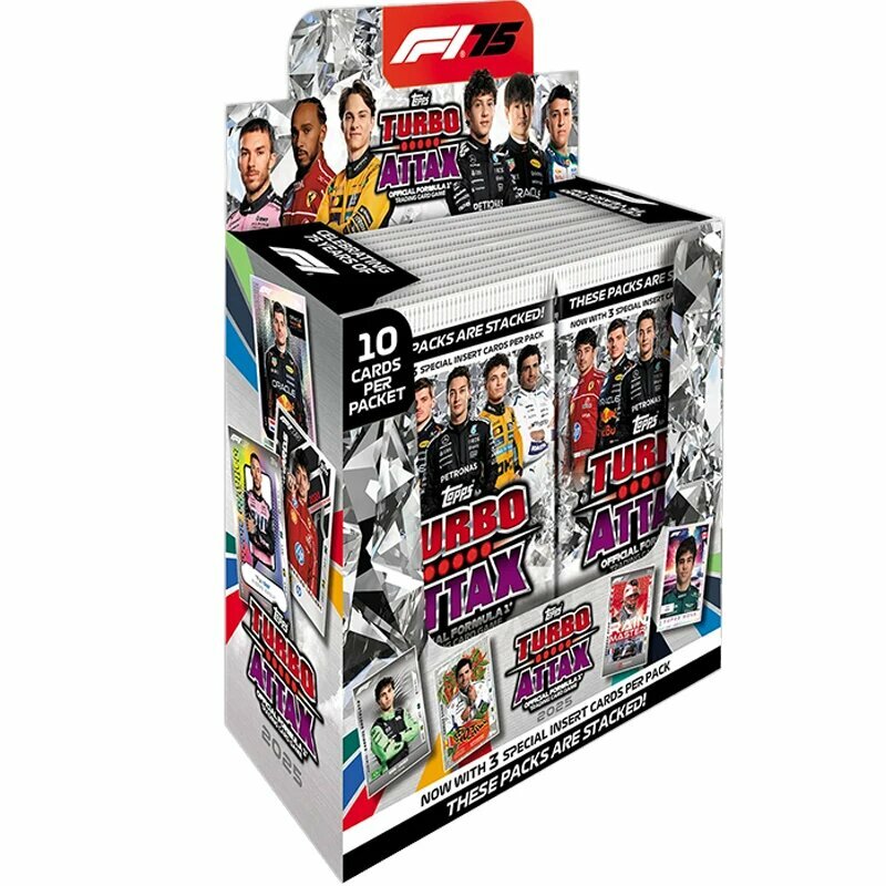 Коллекционная карточная игра Topps Turbo Attax Formula 1, 1Box