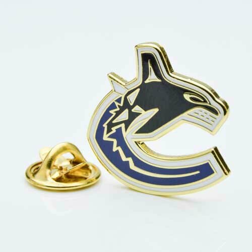 Хоккейный значок Ванкувер Кэнакс "Эмблема синяя"