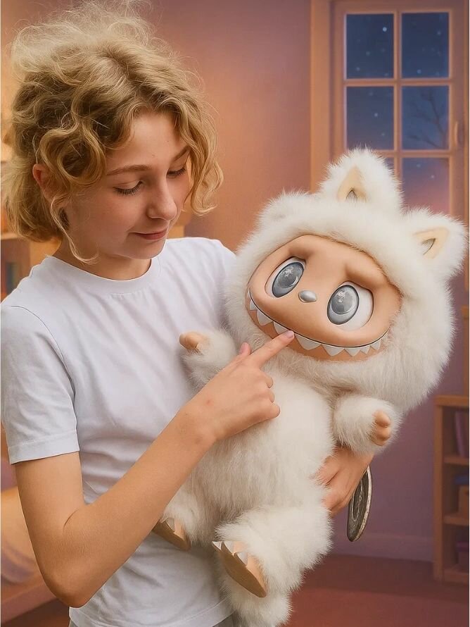 Большая мягкая игрушка 60 см коллекционная лабубу LABUBU ZIMOMO