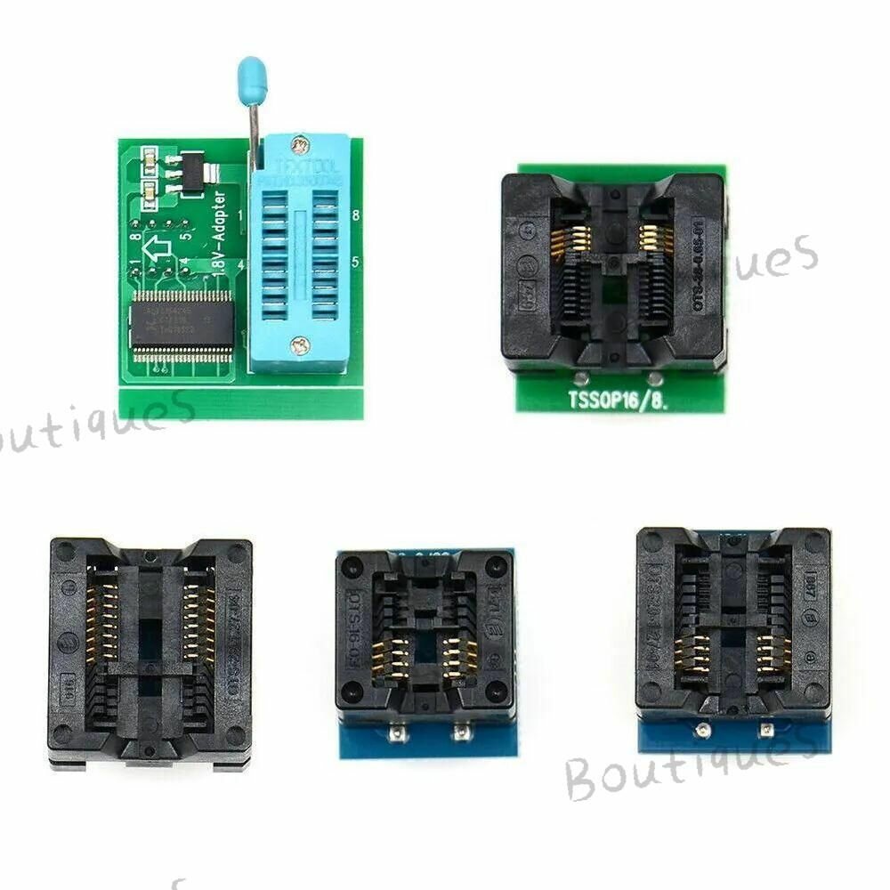 EZP2023 USB SPI программатор полный комплект + 8 адаптеров