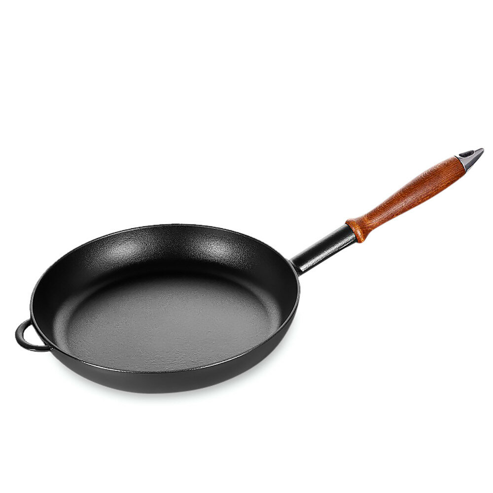 Сковорода Staub "Vintage" 12302823, чугун, 28см, высота 9см, черная