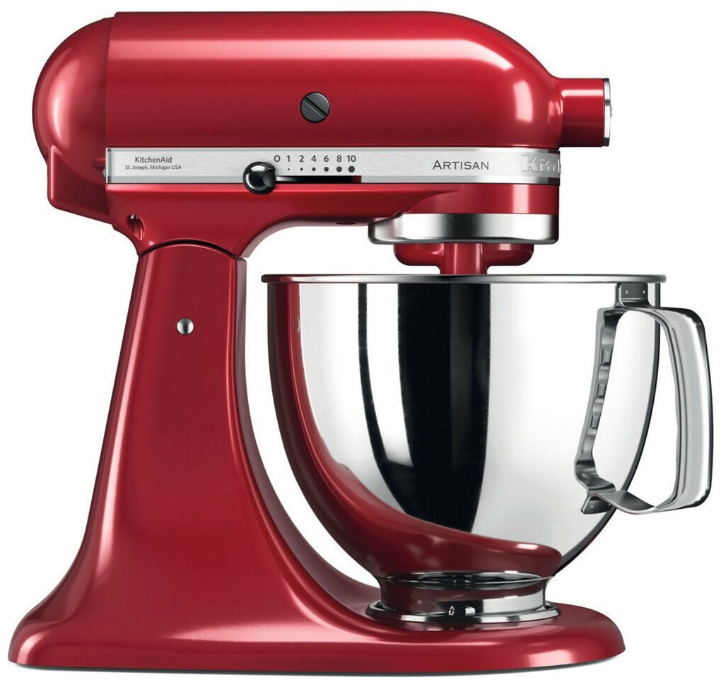 Миксер планетарный KitchenAid ARTISAN 5KSM125EER 4,8л. Красный