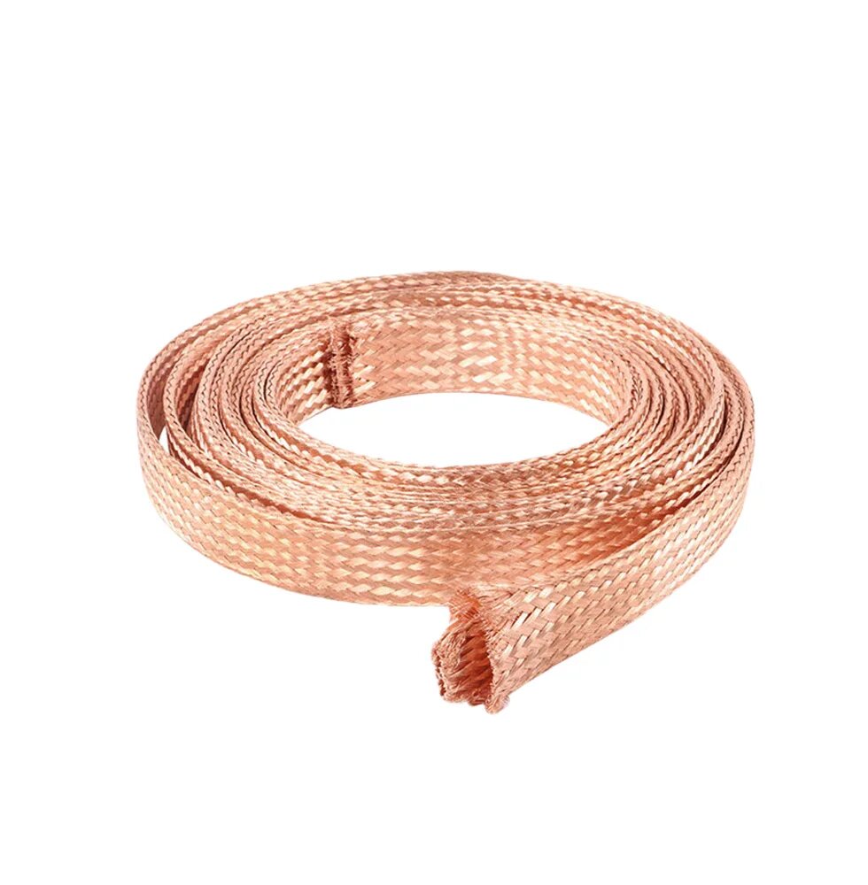 Медный плетеный провод 1 метр 5mm Width 2.5mm2, Coppery