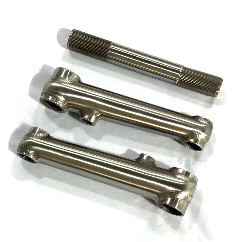 Титановая кривошипная ось Carnk для BMX, 19 мм, 48 шлицев 160 Crank with axle