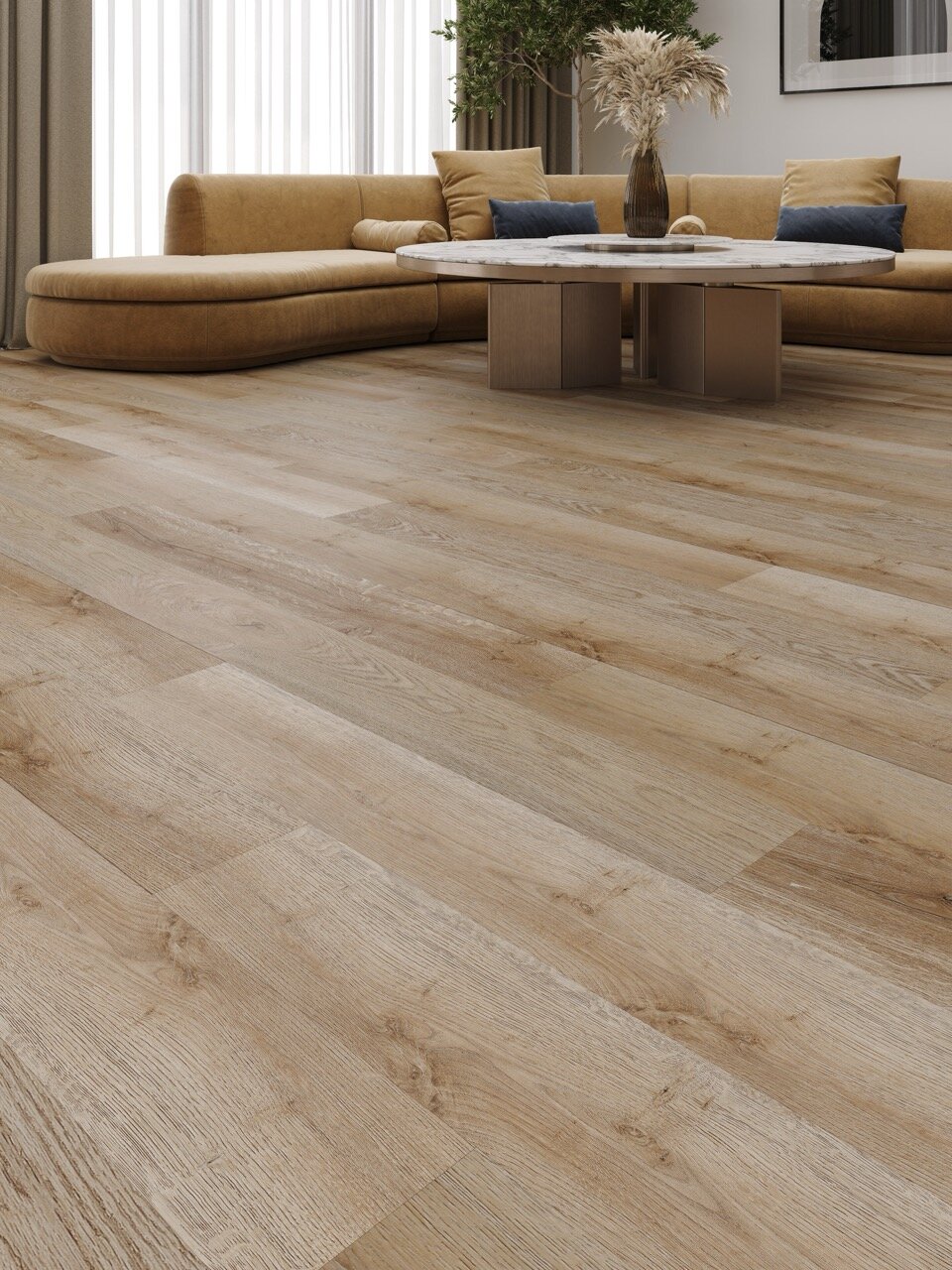 Виниловая плитка SPC CronaFloor Nano 4V Дуб Светлый ZH-81110-8 (в уп. 10 шт./2.16 м2)