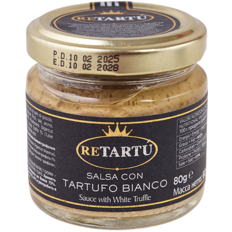Соус Retartu грибной с белым трюфелем Италия 80г