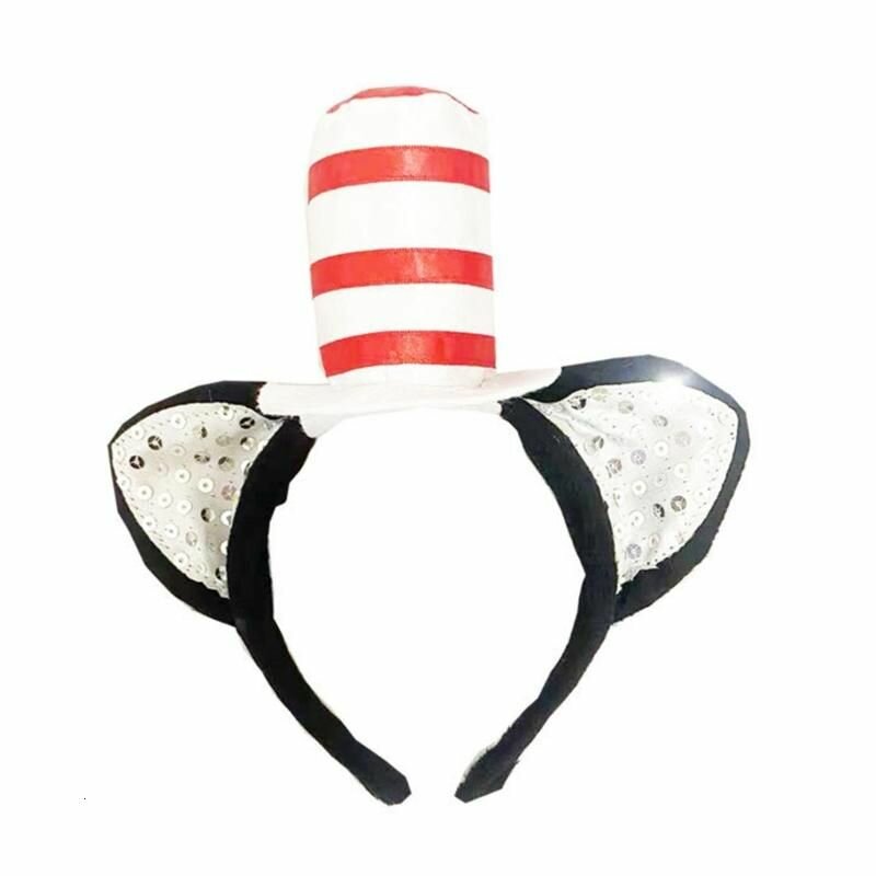 Костюм кошки для девочек, - кошачий головной убор с блестками