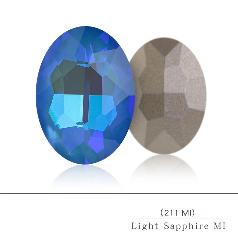 Голубой сапфир Light sapphire MI, 10X14mm