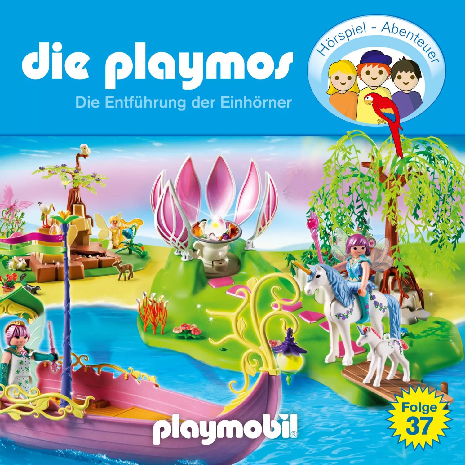 Die Playmos - Das Original Playmobil Hörspiel, Folge 37: Die Entführung der Einhörner [Аудиокнига]