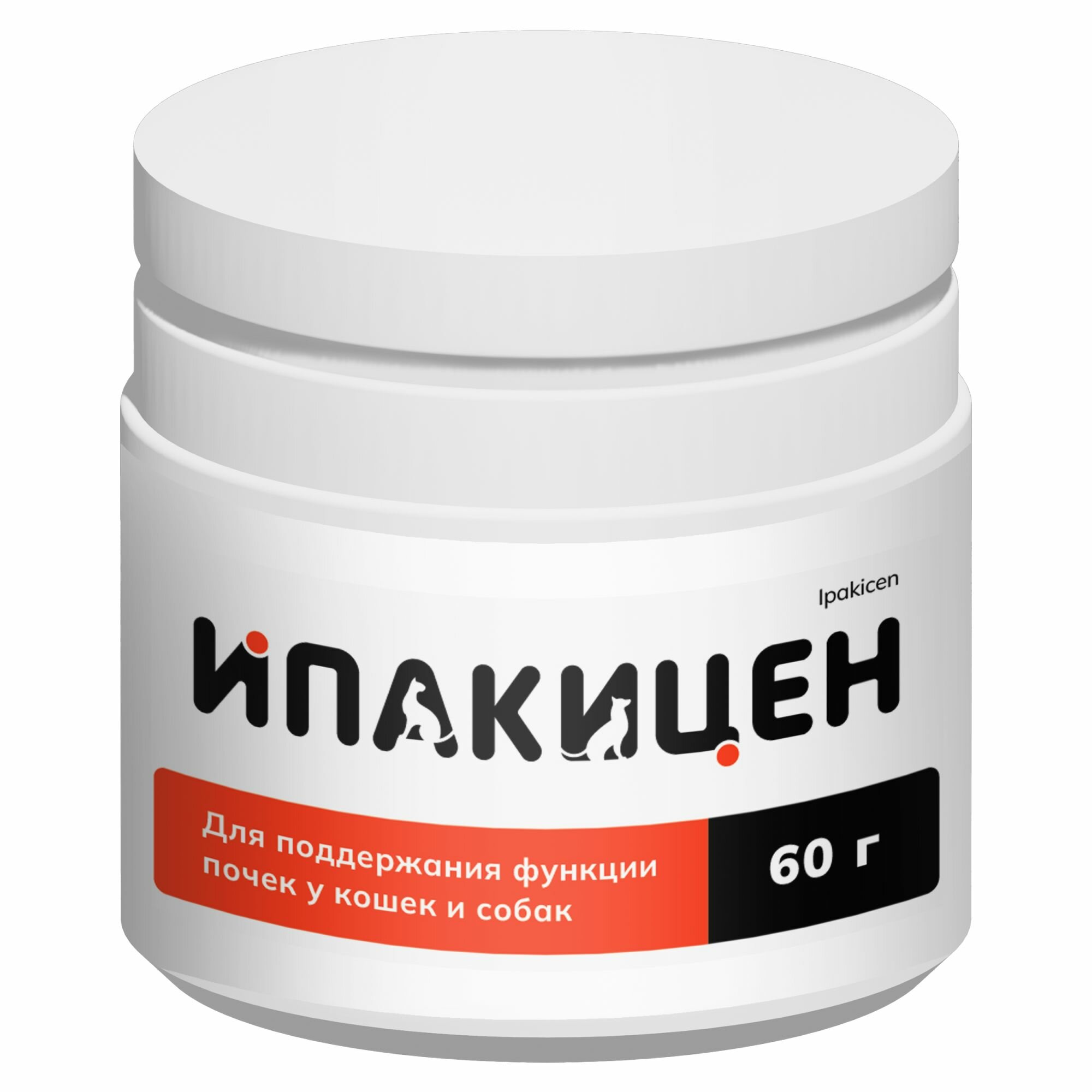 Apicenna Кормовая добавка Ипакицен, для поддержания функции почек у кошек и собак, 60 г