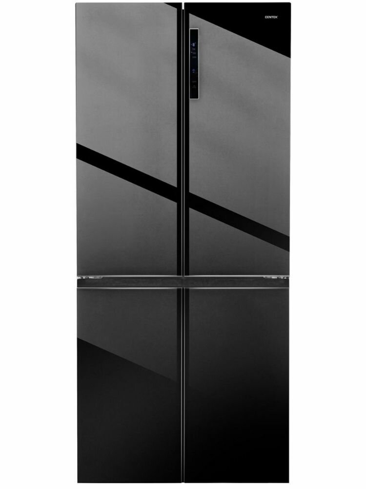 Холодильник Side-by-Side Centek CT-1746 NF Black Glass