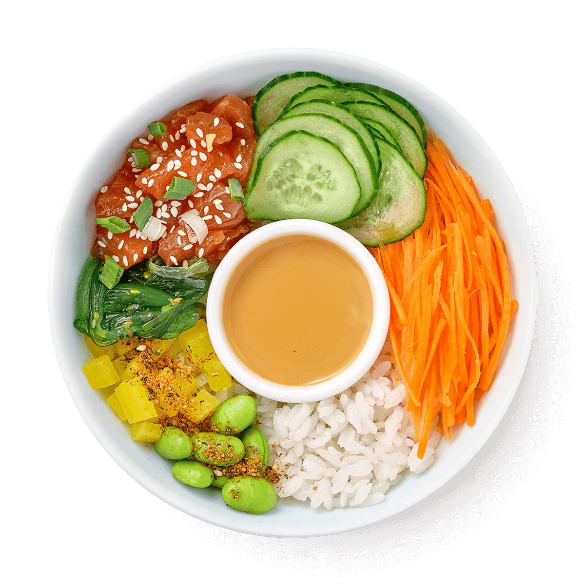 Поке с лососем Soul in the Bowl, с гарниром, 200 граммов, 1 упак.