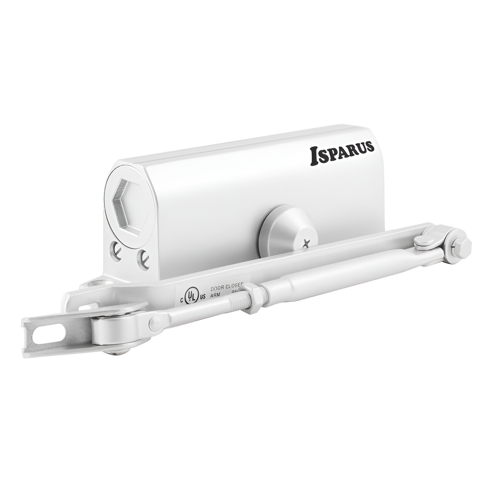 Доводчик дверной 430 isparus серый (масса двери 50-110 кг) "Нора-м"