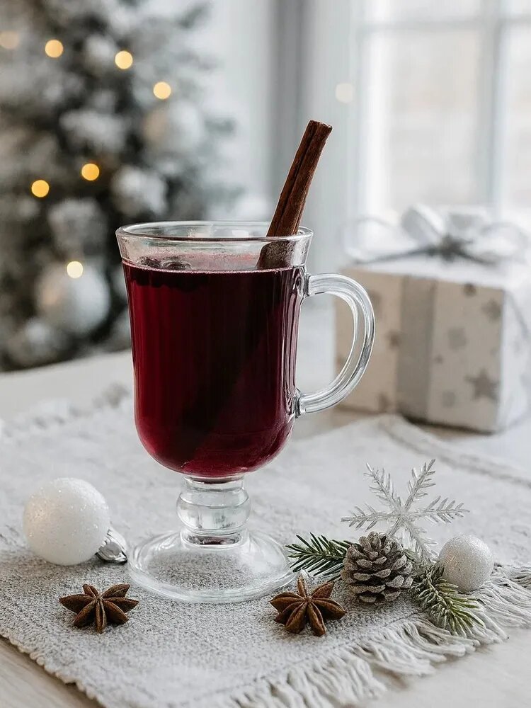 Набор бокалов, стаканов, кружек с ручкой Айриш кофе "Irish Coffee" 2 шт. 200 мл.