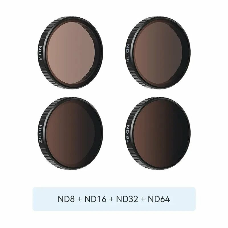 AMagisn Фильтр камеры Для Osmo Action5Pro/4/3 ND8+ND16+ND32+ND64 фильтры
