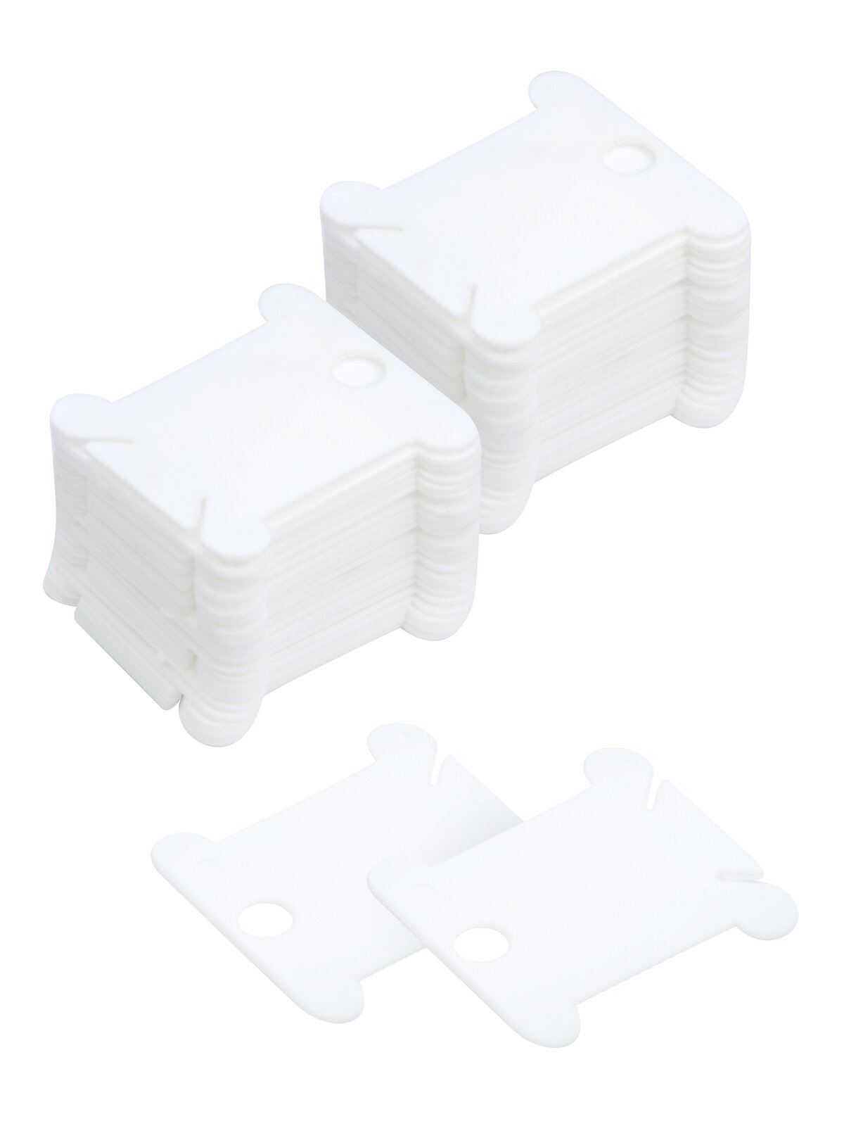 002-Ш Шпули для мулине, 50 подшипников, размер 39, белый цвет "Белоснежка"