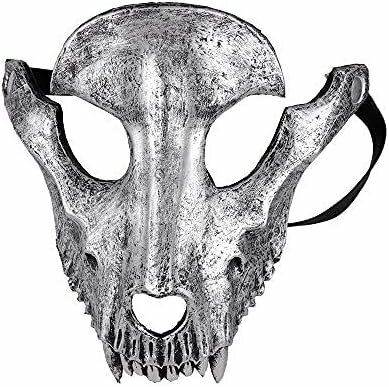 Страшная маска черепа овцы, декоративный аксессуар с головой монстра-раптора для косплея, рождественские подарки