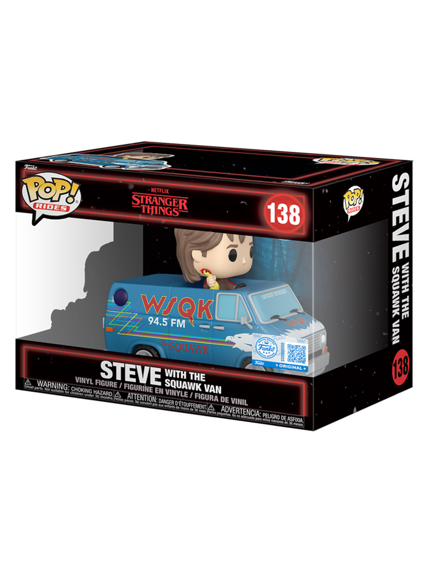Фигурка Funko Pop! Steve with Squawk Van (138) Stranger Things Очень странные дела