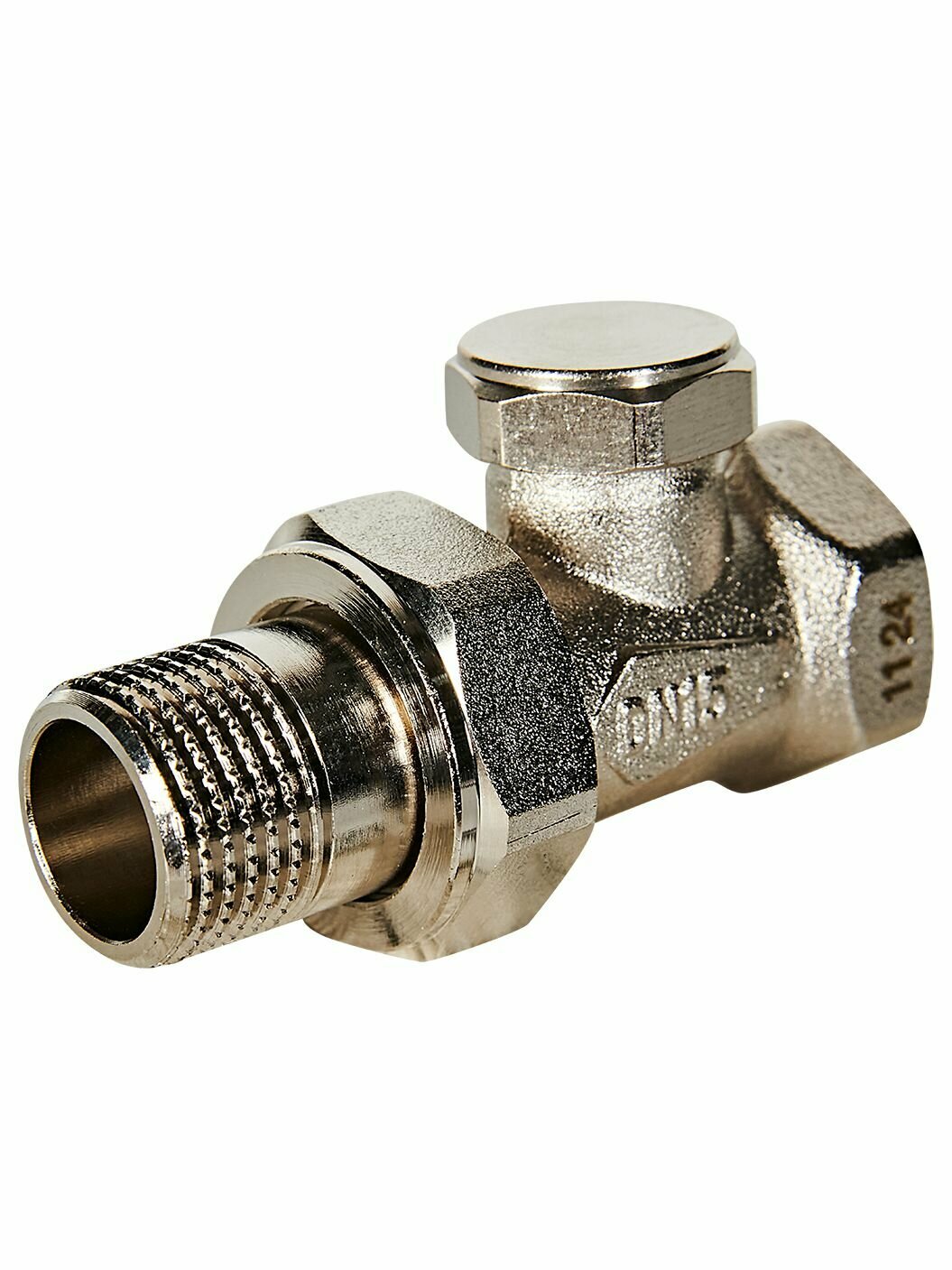 Клапан запорно-балансировочный ROMMER 1/2", прямой (RVL-0001-100015)