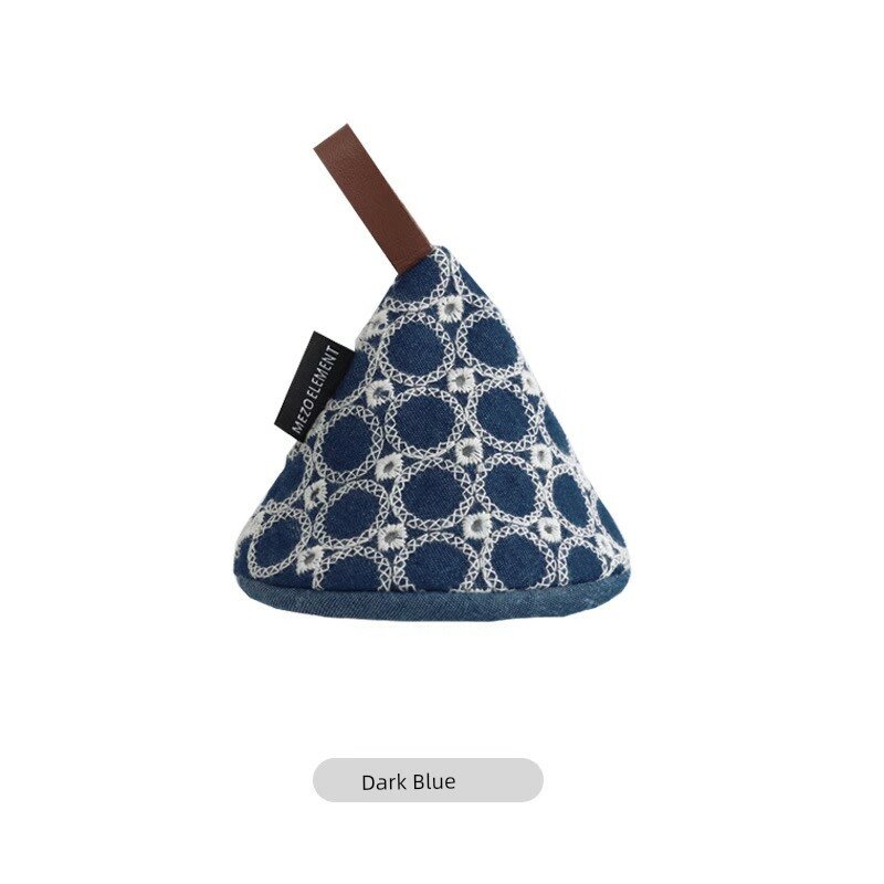 Теплоустойчивый чехол для кухонной посуды — темно-синий, безопасное использование горячей посуды, нескользящее покрытие