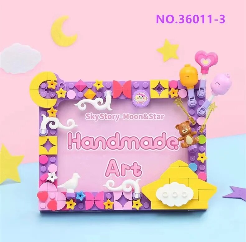 Блоки ENLIGHTEN 128 шт. Розовый, 36011-3-no box