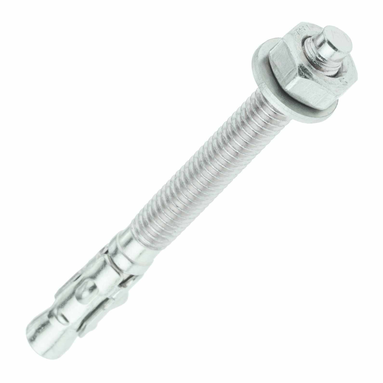 Анкер клиновой Rizzel 10x130 белый цинк, 40 шт. 00-00446958