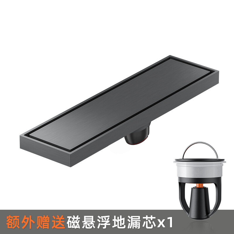 Запахонепроницаемый напольный слив с большим сливом, магнитный левитационный сердечник, невидимый напольный слив для ванной, слив для стиральной машины с запахонепроницаемым сердечником