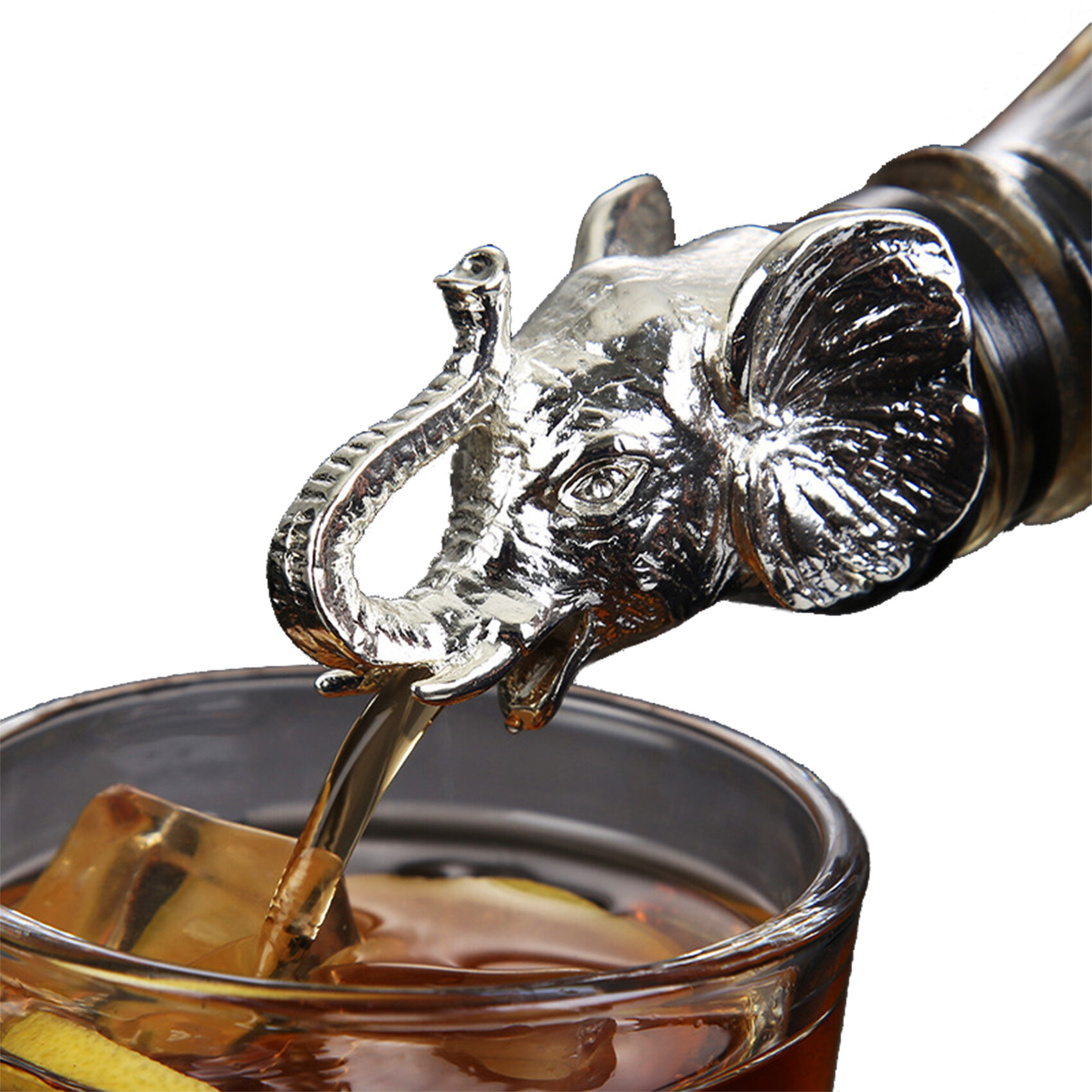 Наполнитель для вина с аэратором из металла Животный налиток для виски Крышка для бутылок с силиконовым резиновым вкладышем Черный 1# Черный 2# Черный 3# Черный 4# Черный 5# Золотой 1# Золотой 2# Золотой 3# Золотой 4# Золотой 5# Серебряный 1# Серебряный