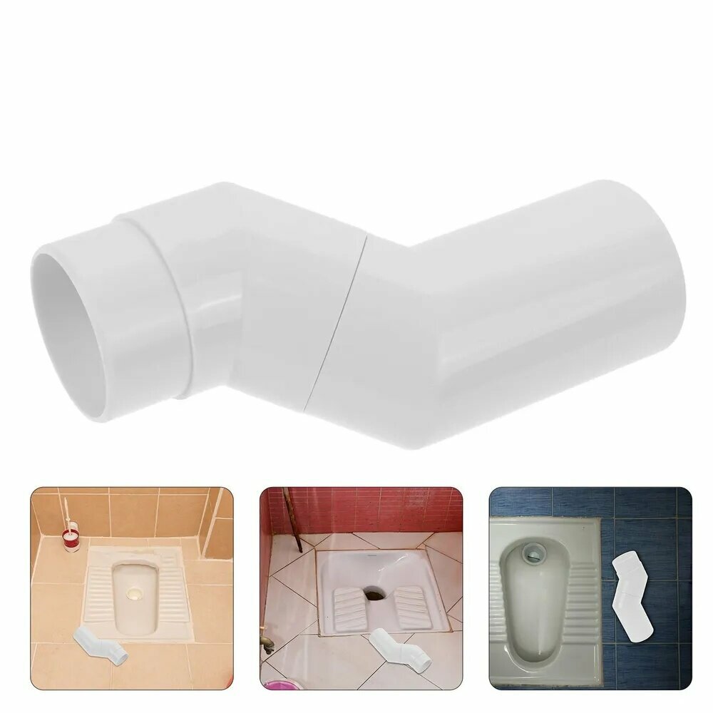 Труба Для Слива Из Pp Для Унитаза С Изгибом 90 Градусов 1 Штука