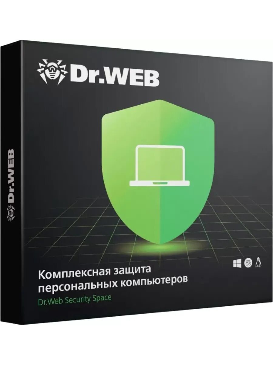 Антивирус DR.Web Security Space 1 ПК/1 год (BHW-B-12M-1-A3)