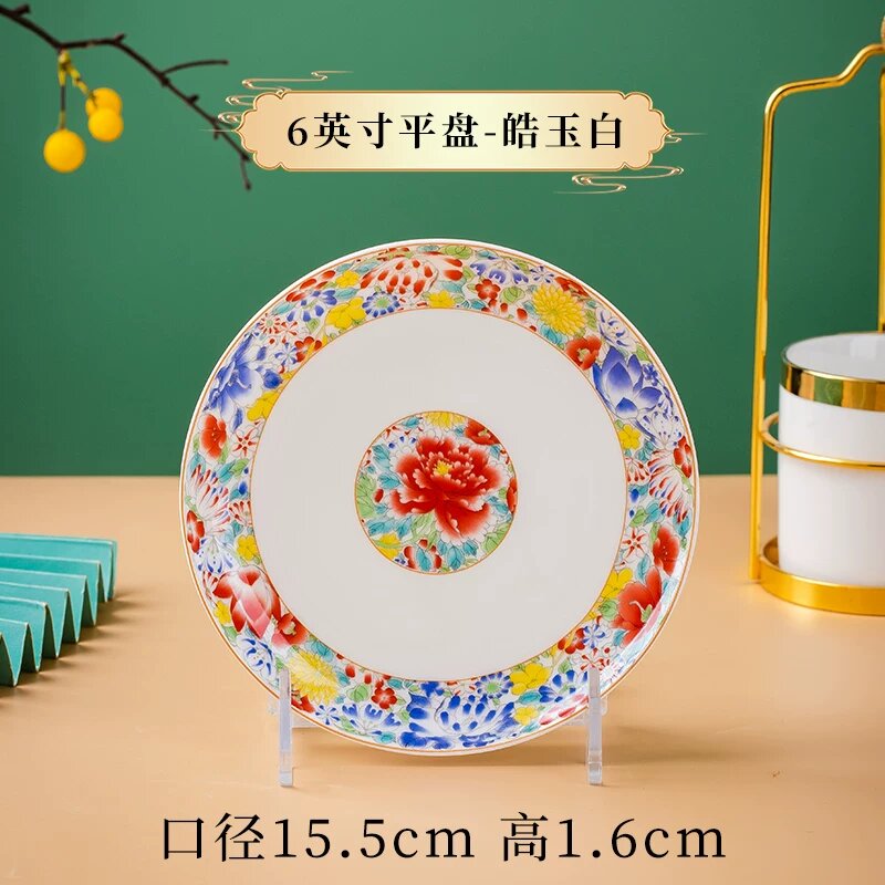 6inch тарелок, тарелки из костяного фарфора, плоские тарелки, тарелки для сухофруктов, тарелки для закусок,