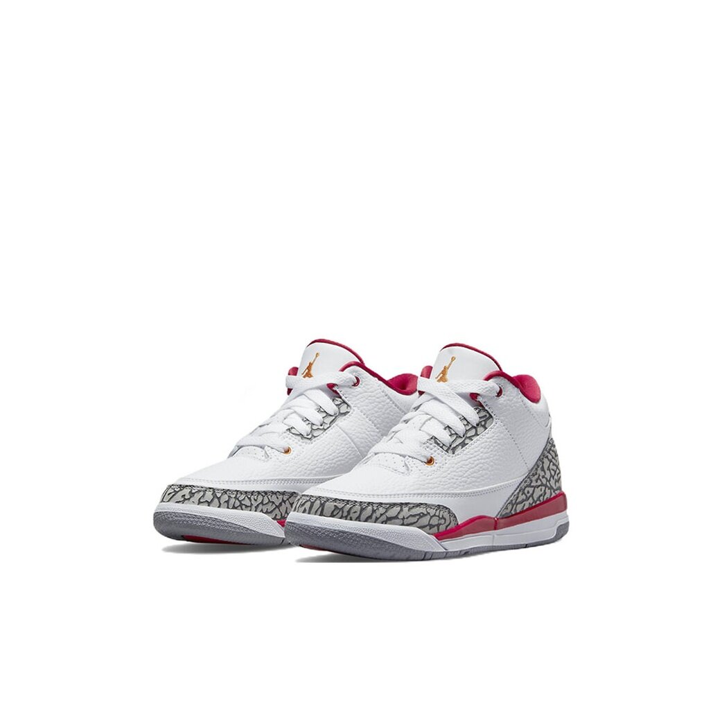Кеды Jordan Air Jordan 3, размер EU 33,5 стопа (21CM), белый, — фото 1
