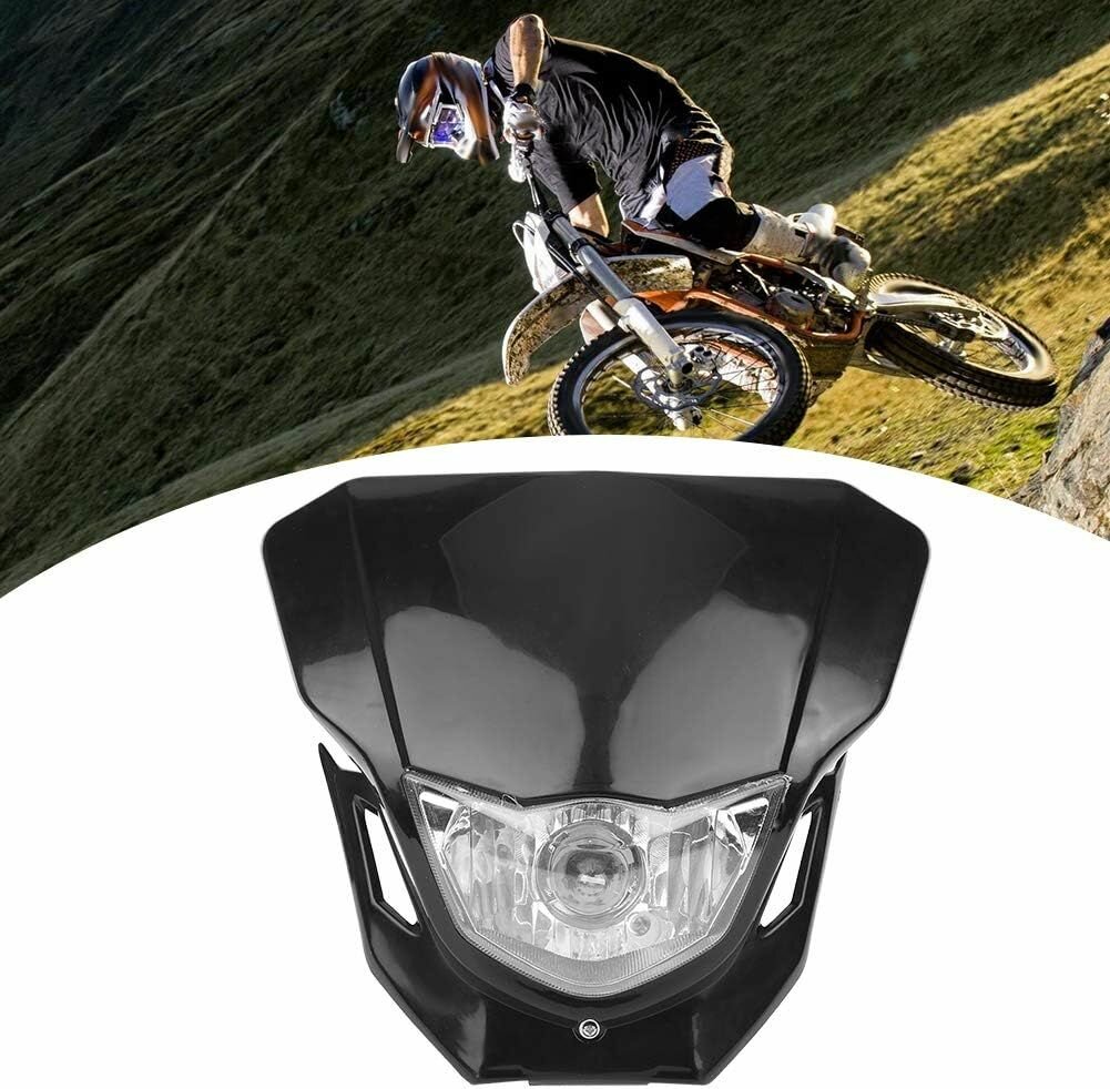 Фара головного света в сборе на мотоцикл, эндуро, питбайк