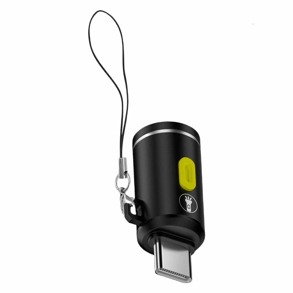 Мини USB фонарик, Черный