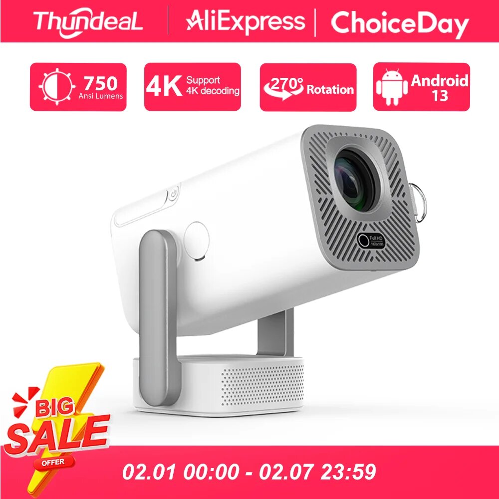 Портативный проектор ThundeaL TD80 Pro