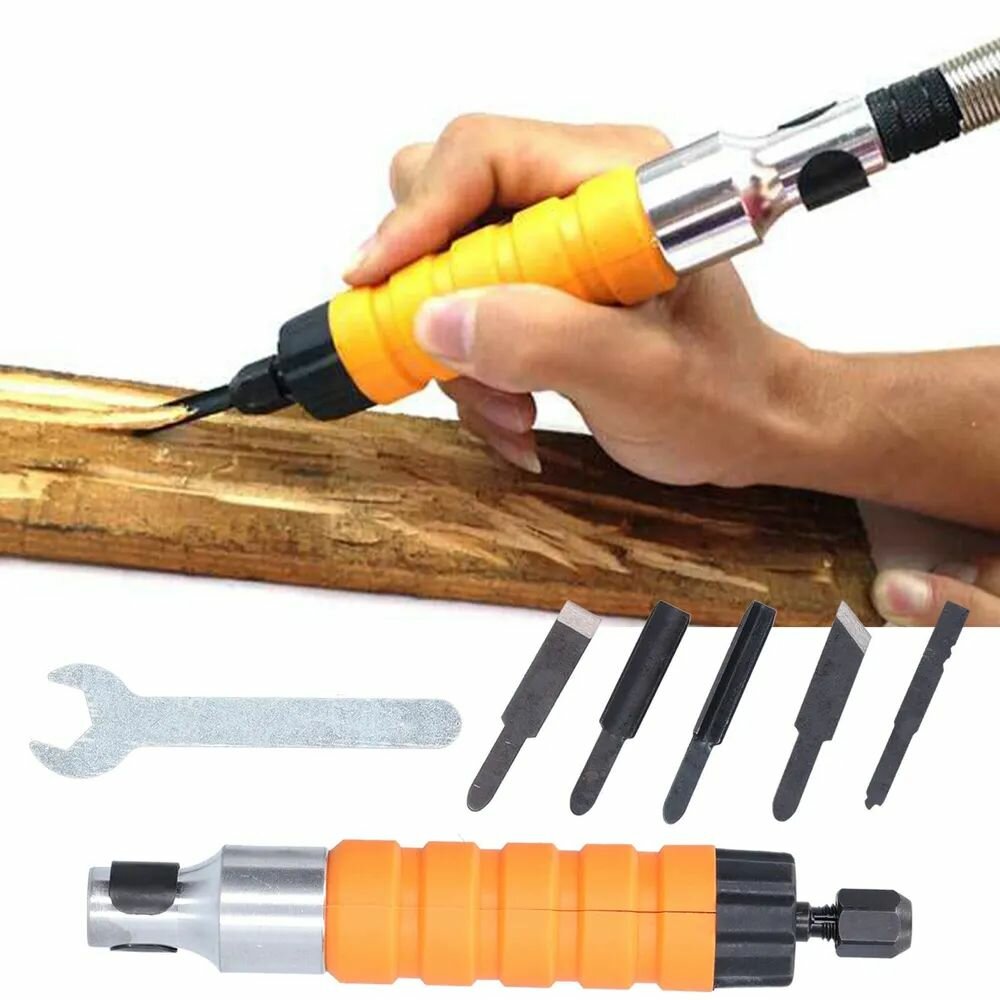 Электрическое деревообрабатывающее зубило Набор ножей для резьбы