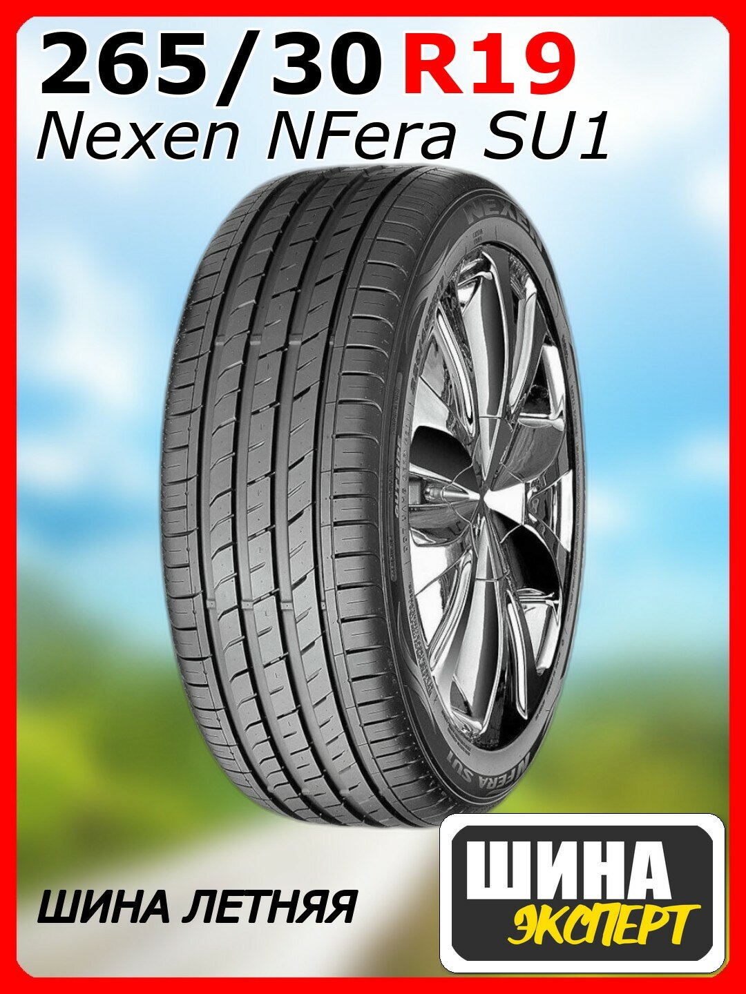 Шина летняя Nexen 265/30/19 Y 93 NFera SU1 XL для легковых автомобилей NXK13512