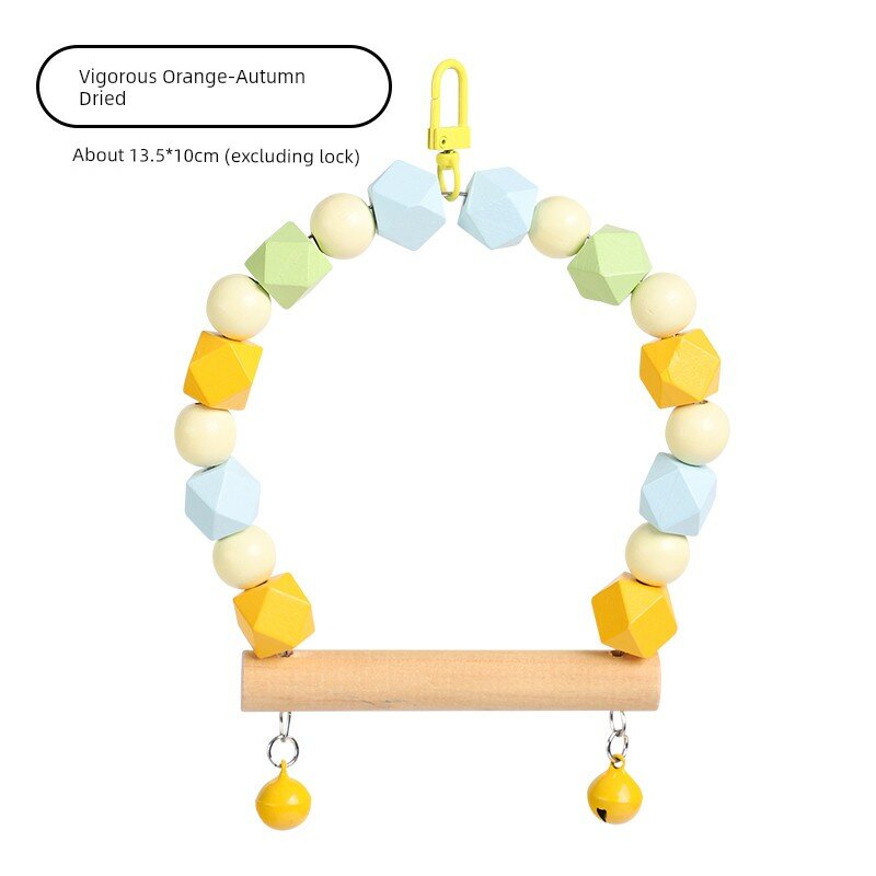 Игрушки и принадлежности для попугаев: качели-кольца, для волнистых попугаев, мелких попугаев, сидорок, лестница для