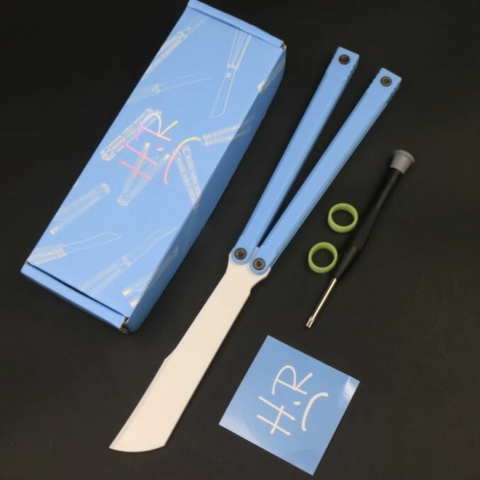 HR Dragon Balisong Массовая версия с тефлоновым разделителем, прочный портативный неметаллический бабочка для тренировки