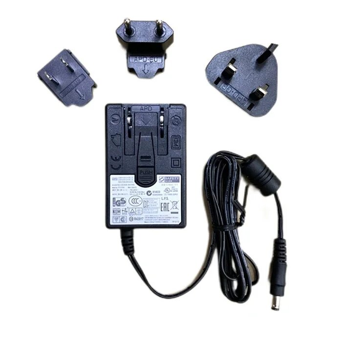 Новый оригинальный 12 В 3 А 36 Вт WA-36A12 WA-36A12R для адаптера переменного тока APD, зарядное устройство, 12 В, 2,5 А, блок питания 5,5x2,5 мм, вилка стандарта ЕС/США/Великобритании