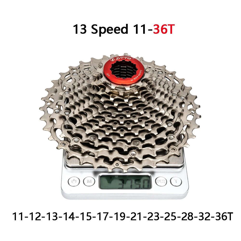 ZTTO 9S 10 11 12 13-скоростная кассета для шоссейного велосипеда из стали 13 s 36T Silver-R