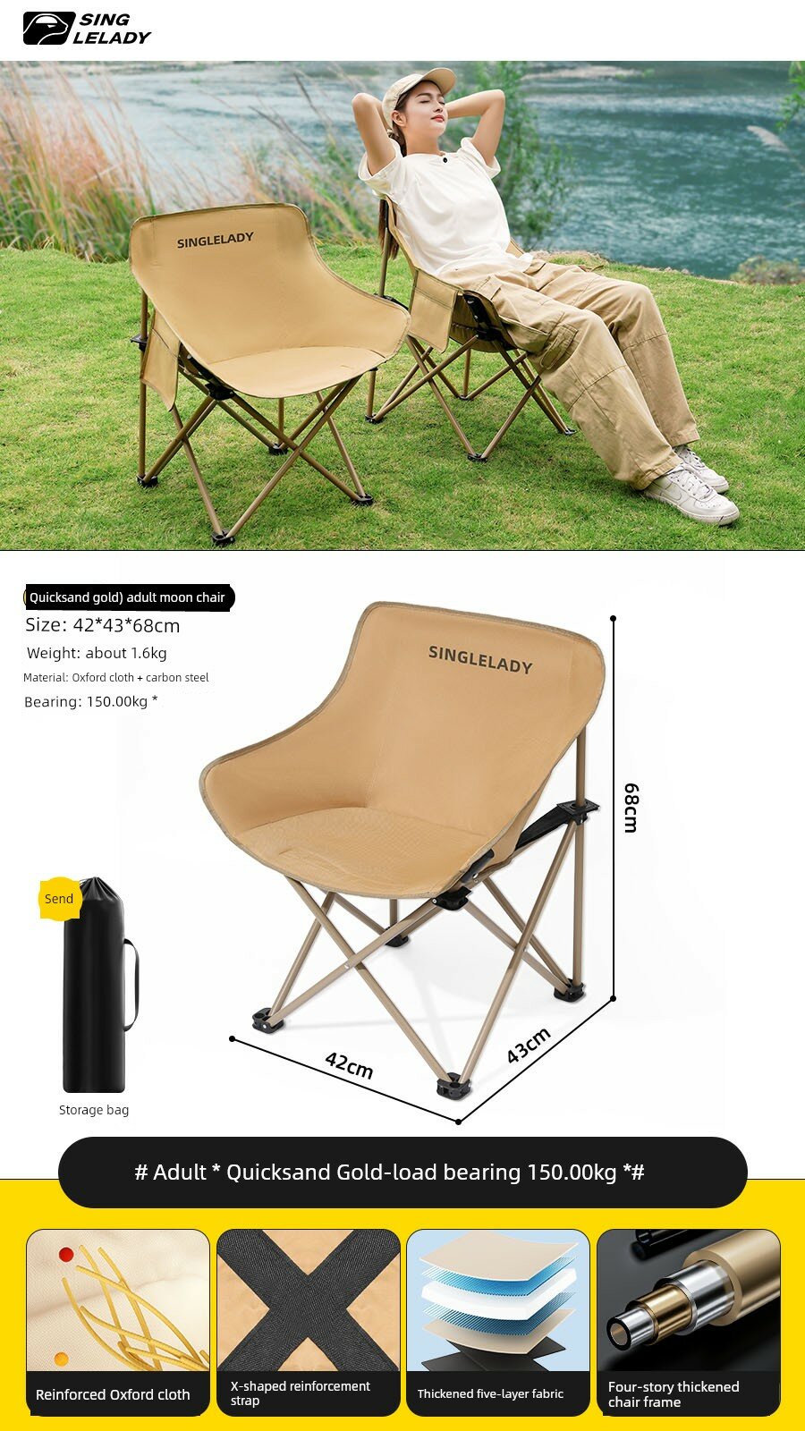 Детское складное кресло-шезлонг для кемпинга, портативный мини-стул, кресло-реклайнер, стол и стулья для пикника