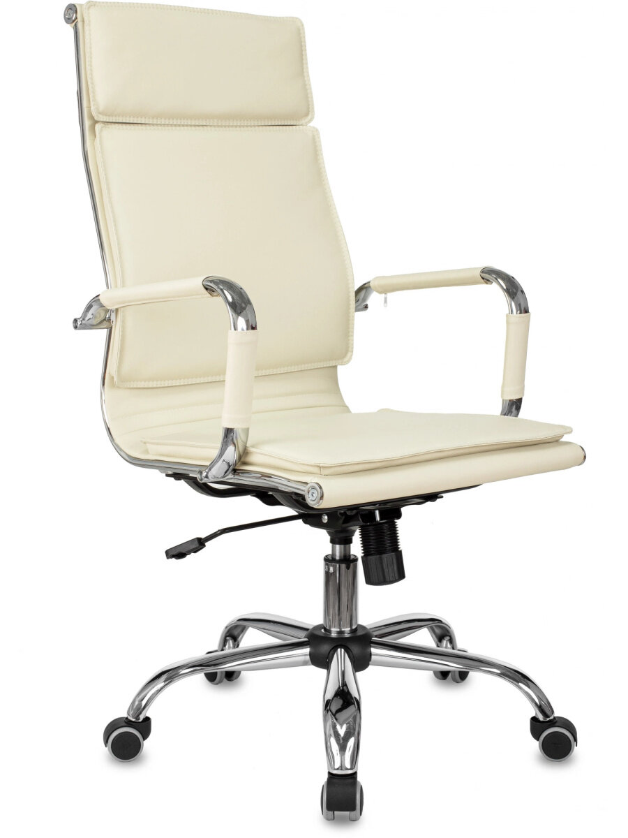 Кресло руководителя Бюрократ Ch-993, обивка: эко. кожа, цвет: слоновая кость (CH-993/IVORY)